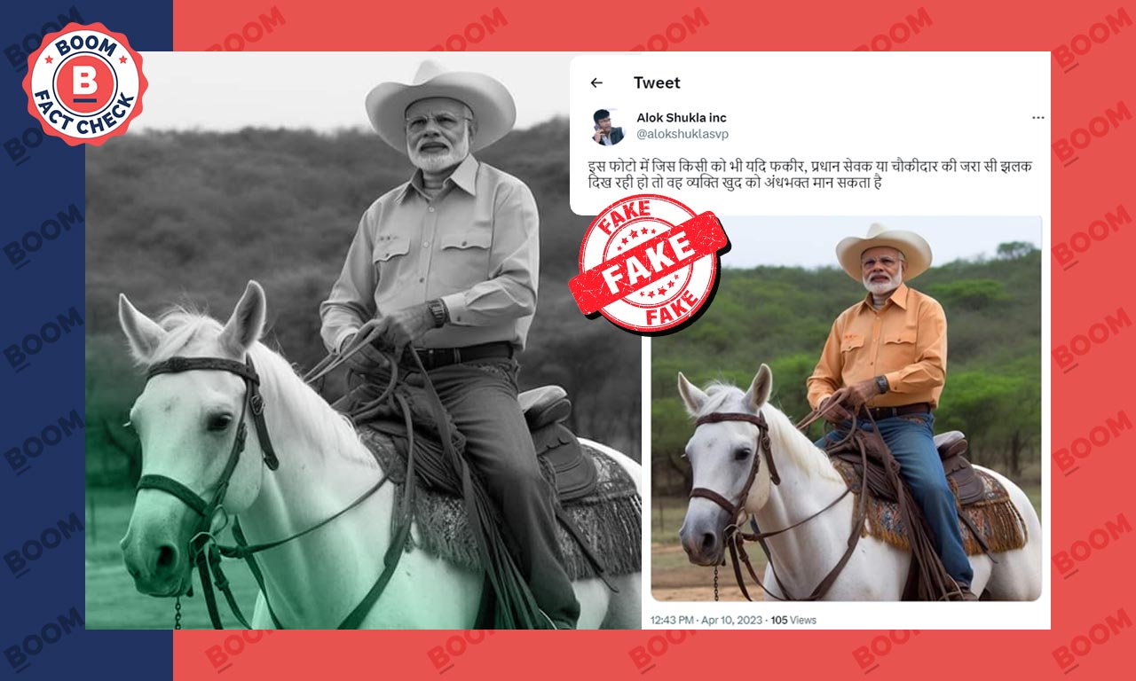 PM Modi's picture made with artificial intelligence viral as real